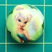 Round Tinker Bell Thick Glossy Domed Button. Nice Detail. 2 Fun ...