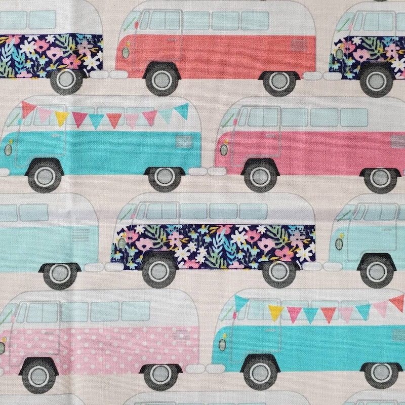 Vw Bus Fabric - Etsy