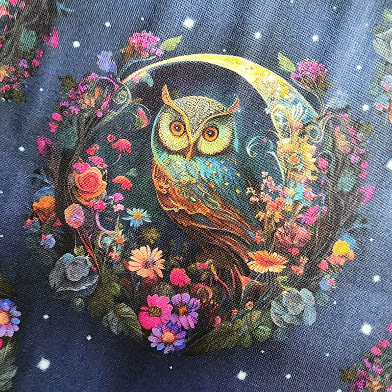 Owl Cotton Fabric - Etsy
