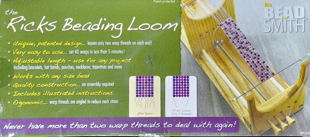 Bead Smith, Ricks Beading Loom, Hard Wood. New, Open Box. Wounderful ...