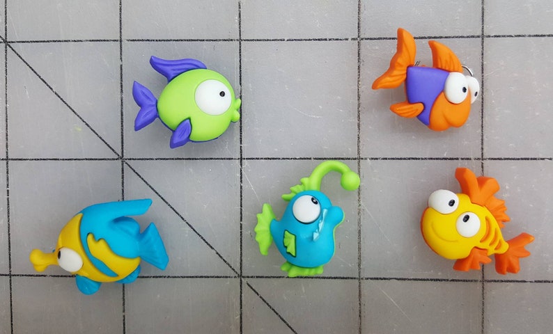 Goofy Colorful Funny Crazy Fish something Fishy. Nice | Etsy