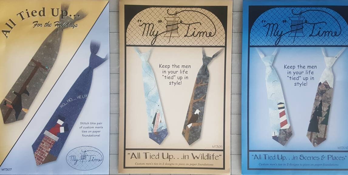 My Time Tie Patterns. 6 Unique Tie Designs. Witty Fun Eagle - Etsy