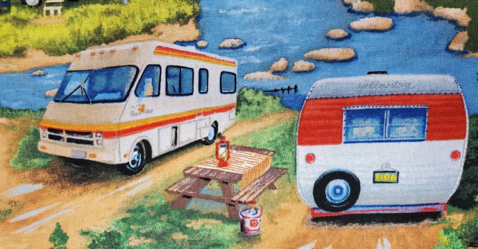 Great Vintage Retro Camp Travel Trailers & Pickups Camping. - Etsy