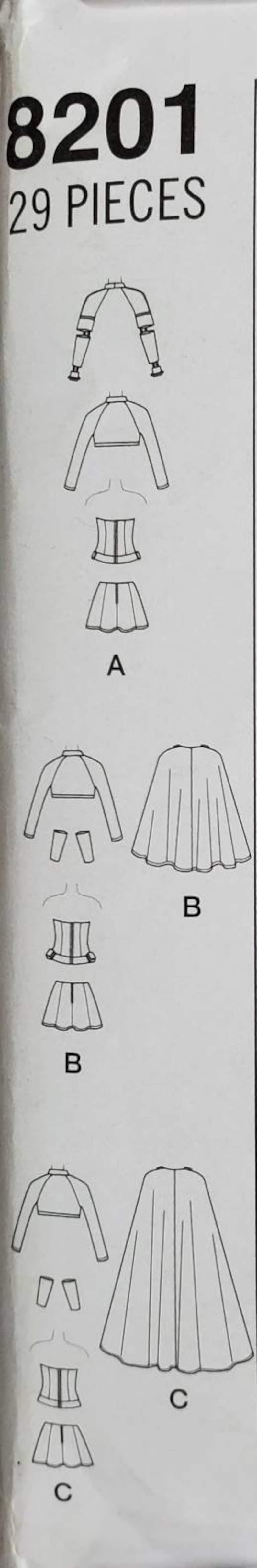 Simplicity Women's Super Hero Pattern 8201 R5. Sizes - Etsy