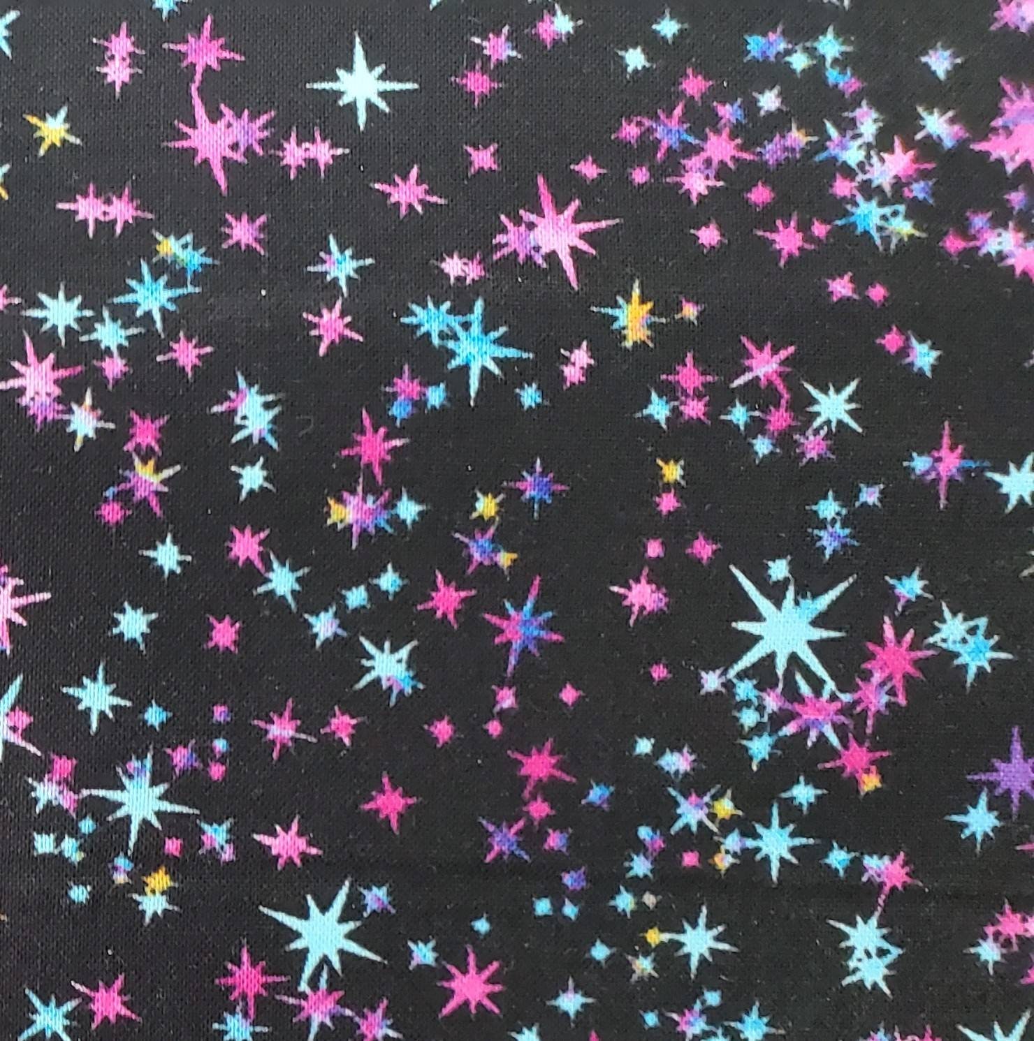 Hot Pink And Black Wallpaper Stars