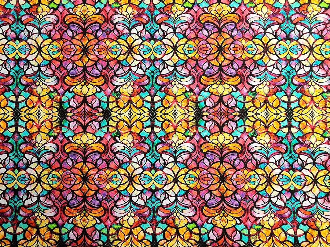 End of the Bolt. Quilt Backing 108" Wide, 100% Quilting Cotton. Bold ...