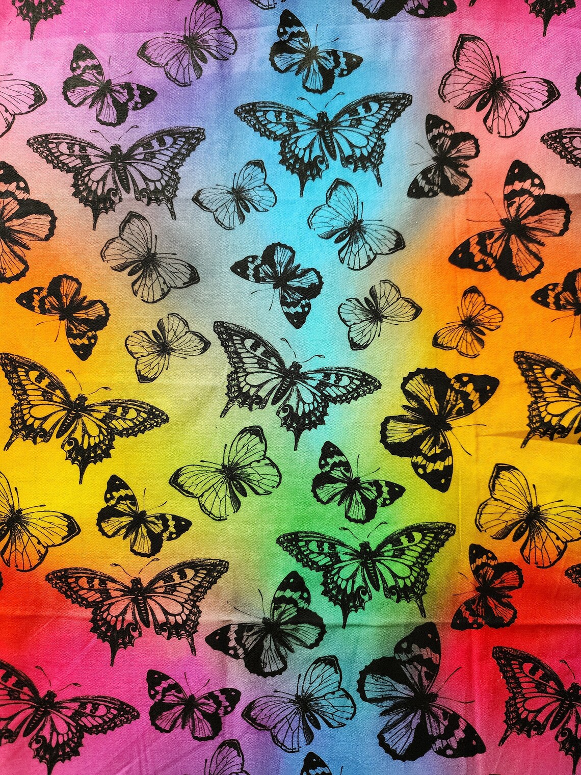 One (1) Pre-cut FAT Quarter. 100% Cotton Quilting Fabric, Bold ...