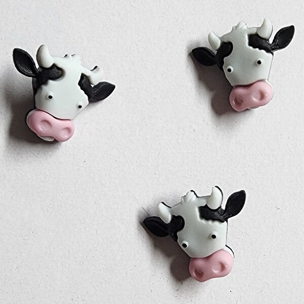 Cow Buttons - Etsy