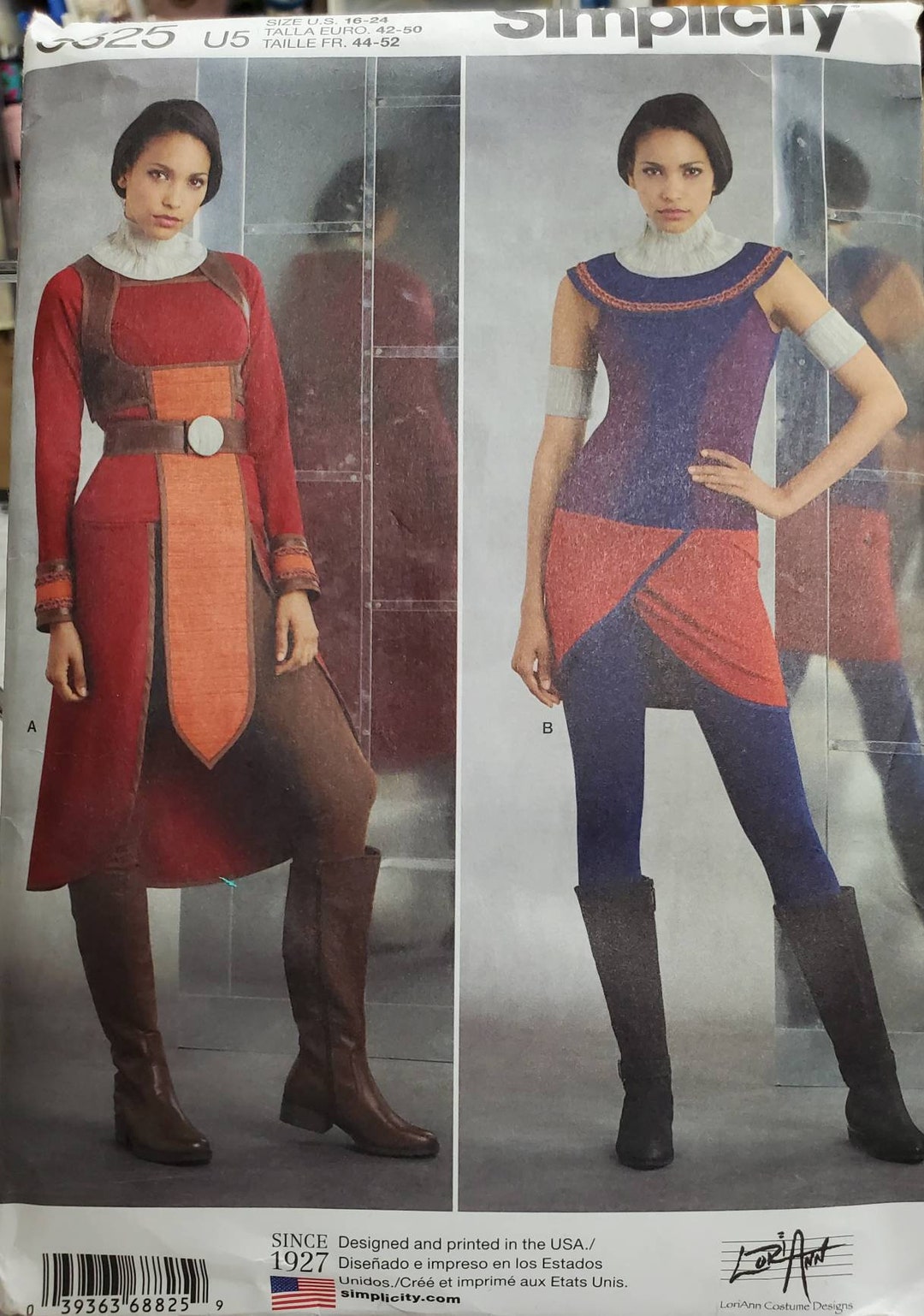Simplicity, Women's Super Hero Pattern #8825 U5. Sizes 16-24 New ...