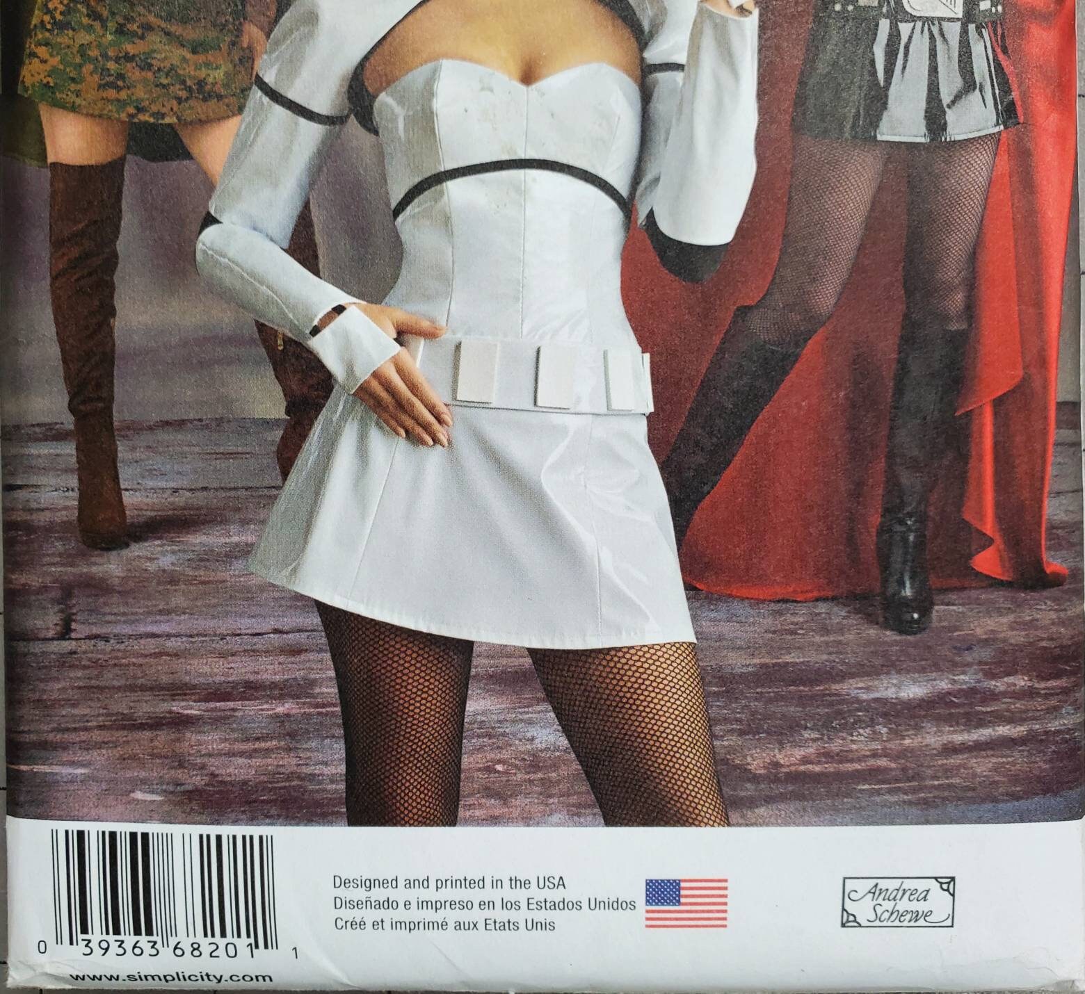 Simplicity Women's Super Hero Pattern 8201 R5. Sizes - Etsy