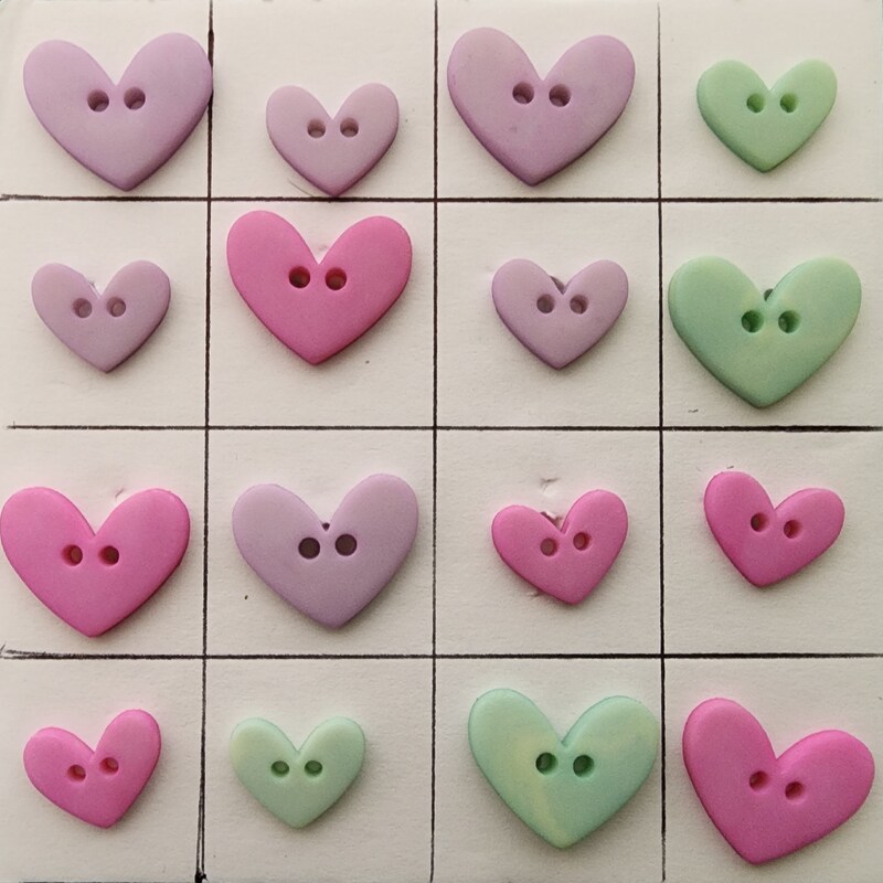 Heart Buttons - Etsy