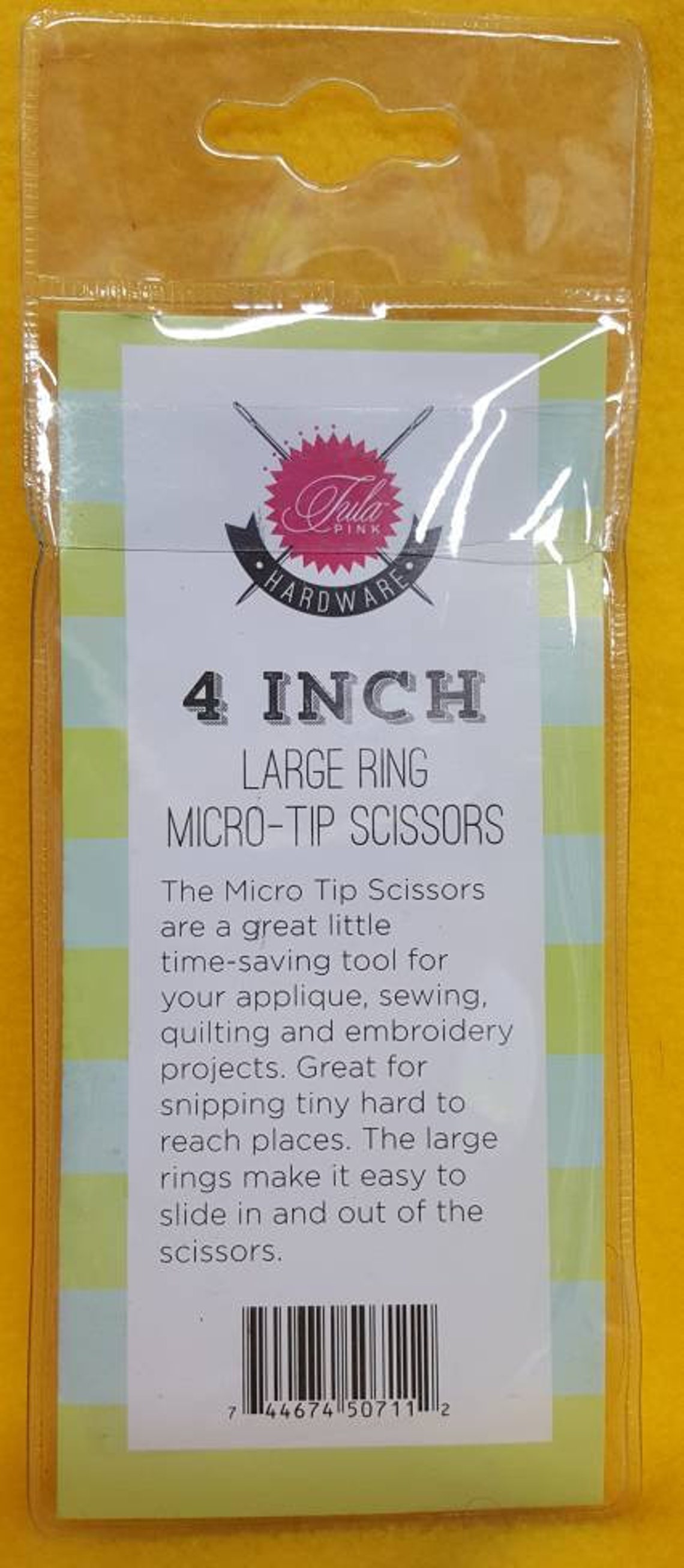 Tula Pink Hardware. 4" Large Ring Micro Tip Fabric Scissors - Etsy