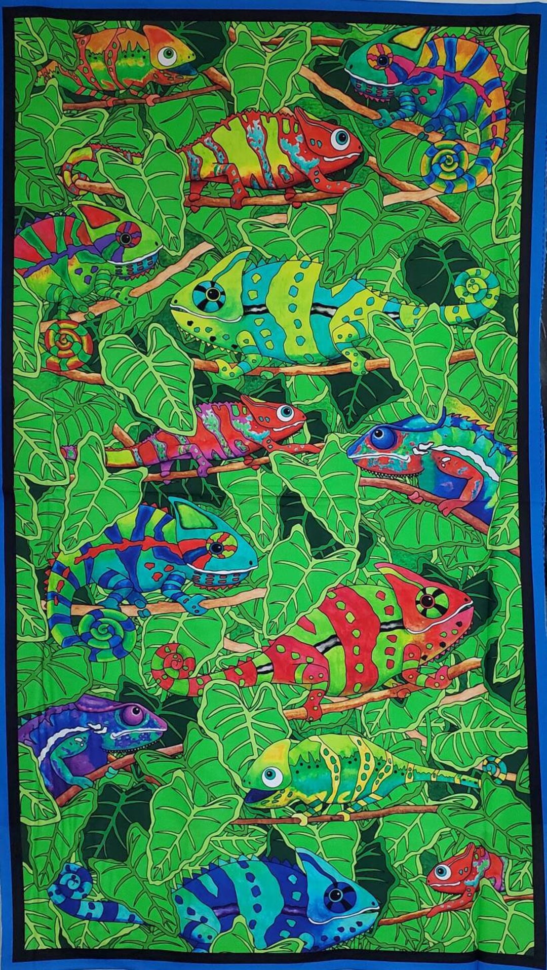 Super Cool Chameleons of All Colors and Sizes, Lizard Panel. Beautiful ...