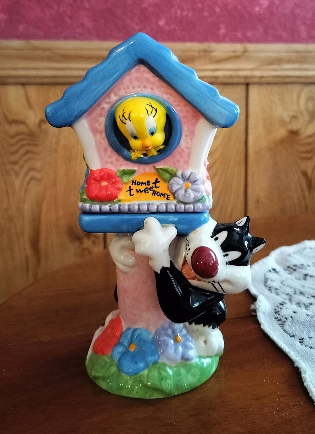 Vintage Tweety and Sylvester Salt and Pepper Shakers and Tweety Set Too ...