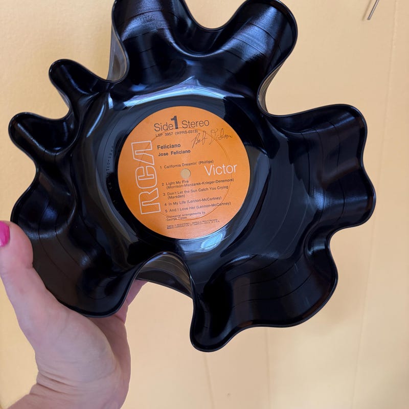 Record Bowls - Etsy