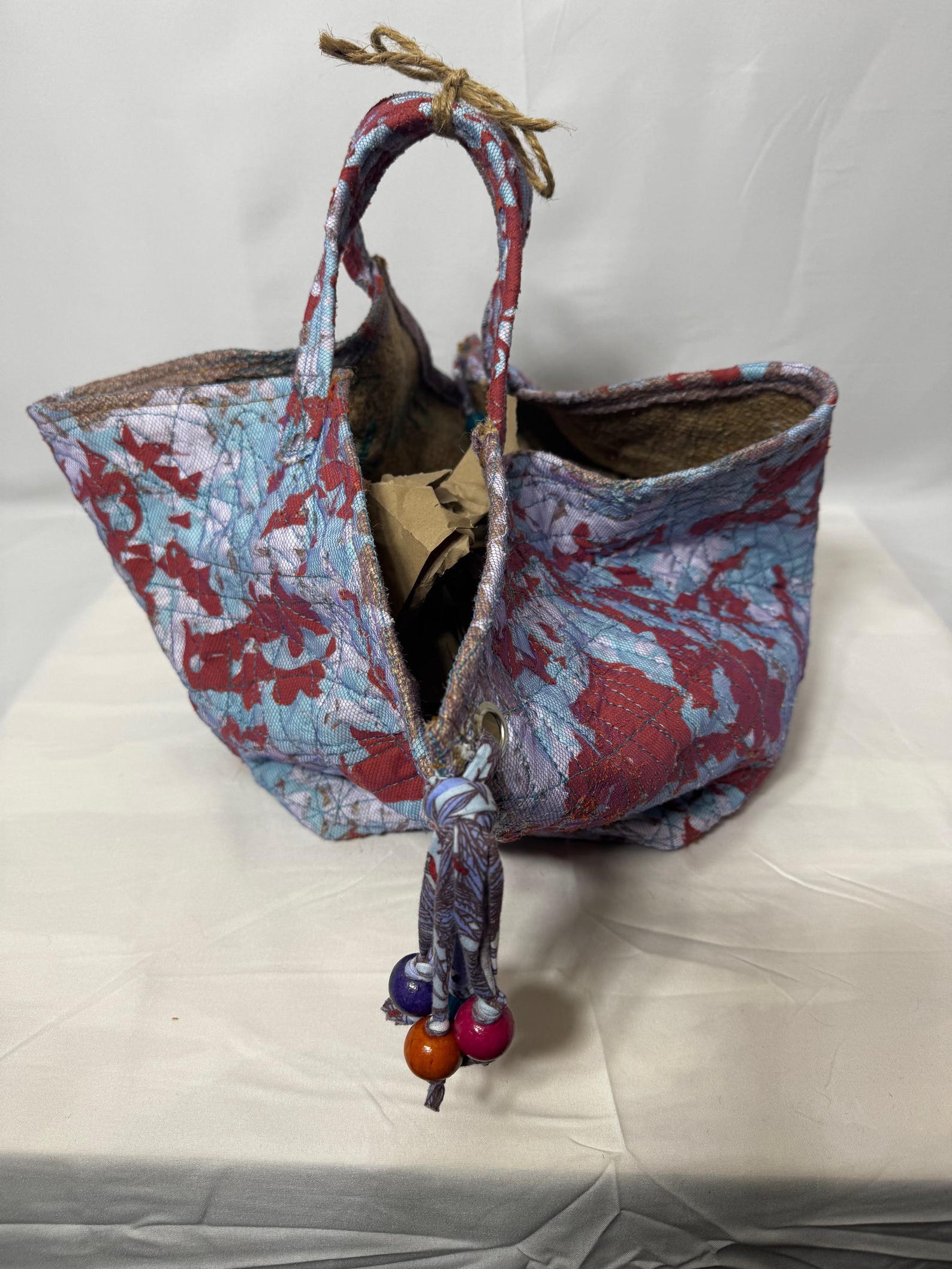 Handmade Artisan Recycled Tote | Colombian Artistry | Unique Eco ...
