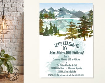 Mountain Themed Birthday - Etsy