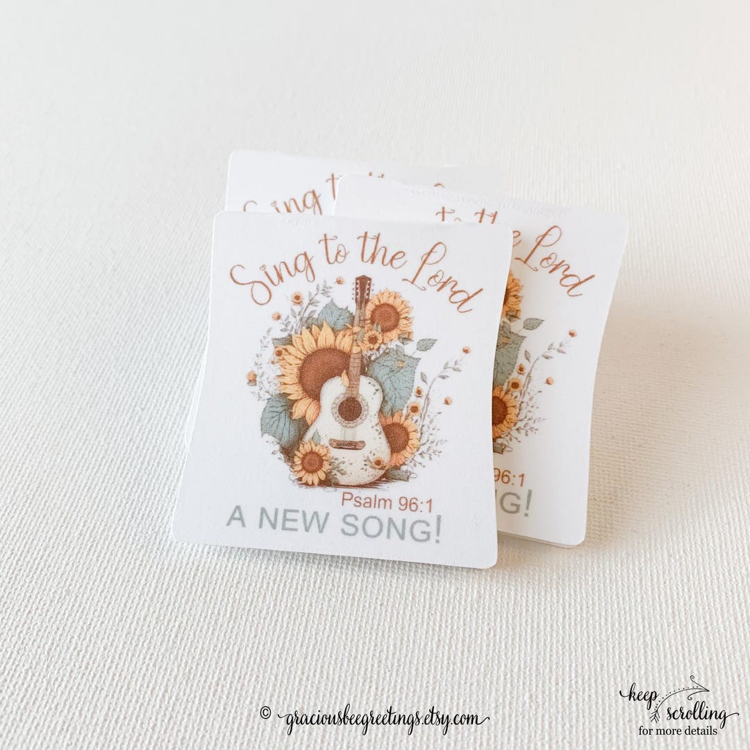 Sing to the Lord Bookmark, Bible Study Bookmark, Psalm 96:1 Bookmark ...