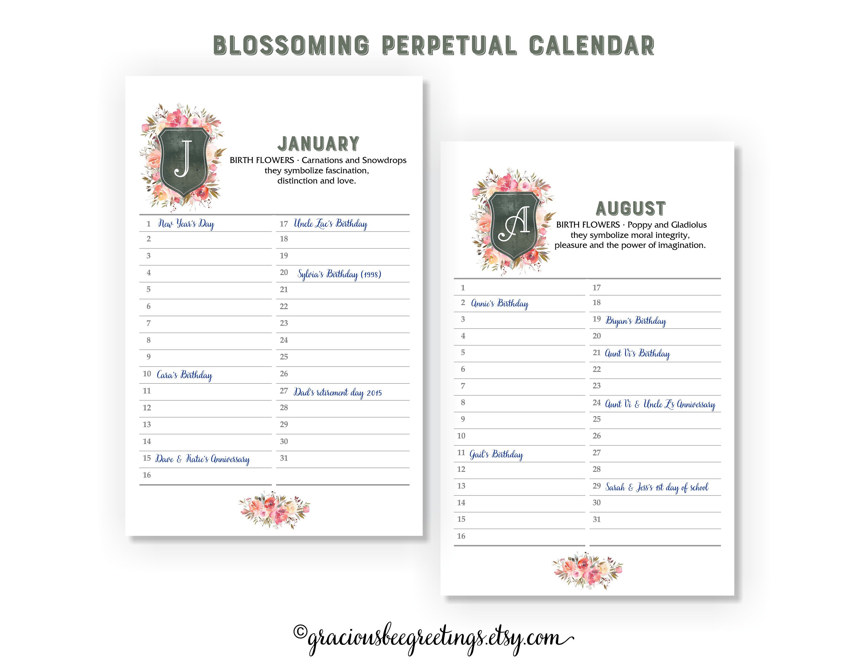 Paper & Party Supplies Calendars & Planners Goal Planner Wedding ...