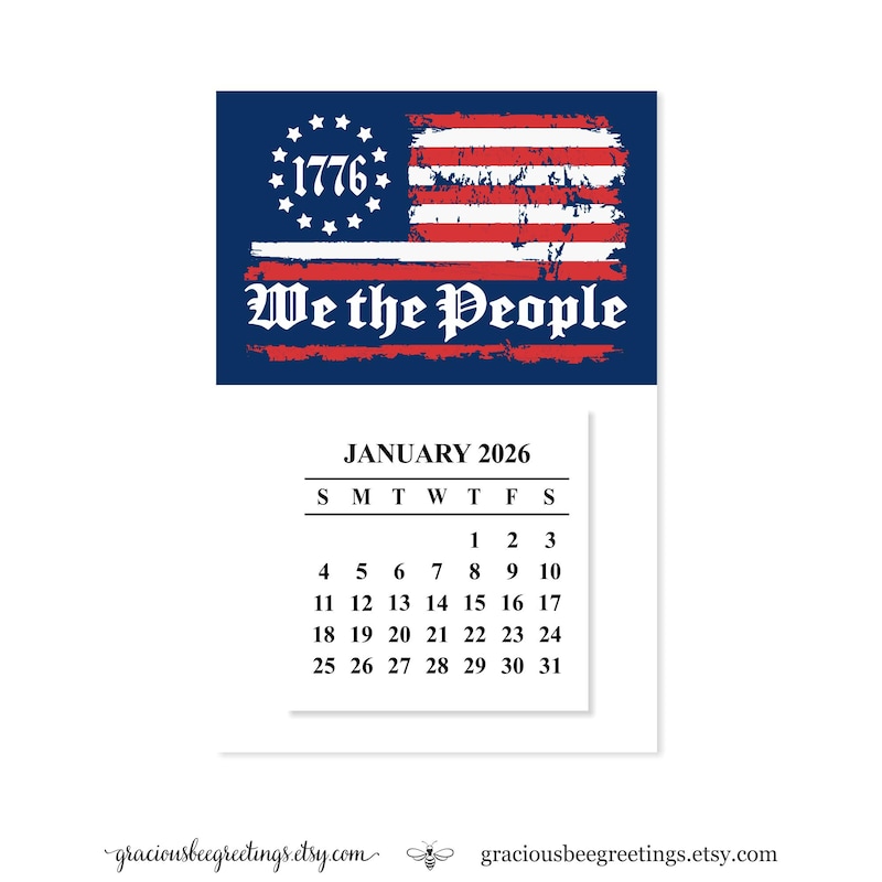 Usa 250th Calendar - Etsy