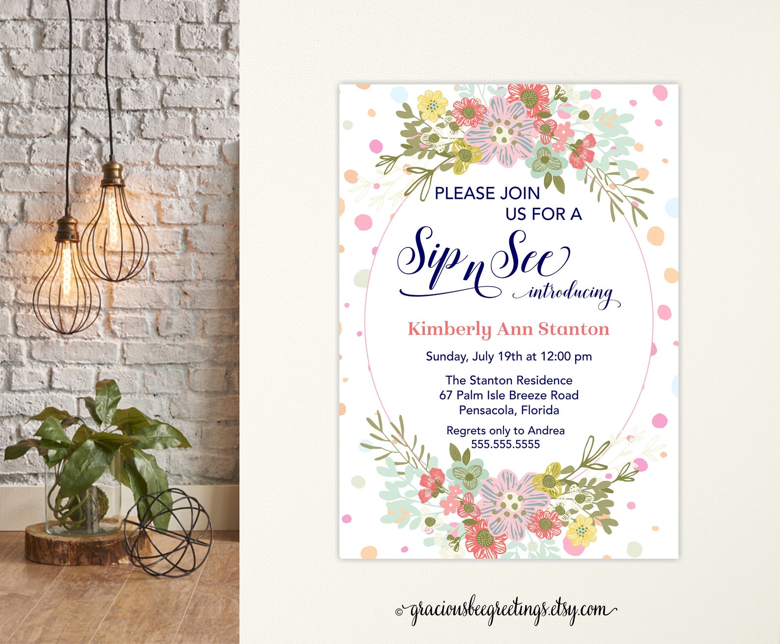 Sip and See Invitation Sip and See Invites Sip N See Sip and - Etsy