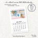 2024 Blank Calendar Cards, Instant Download Calendar Cards, 2024 DIY ...
