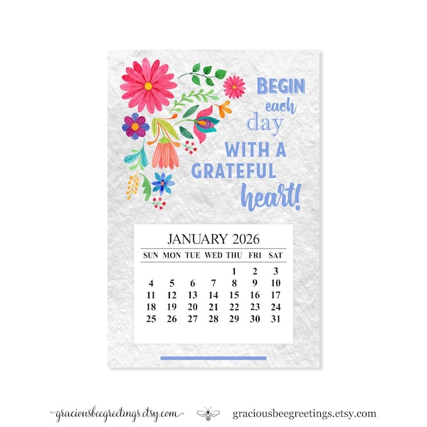 2026 Trendy Calendar - Etsy