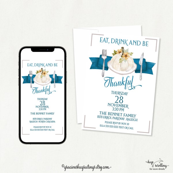 Fall Gathering Invitation - Etsy