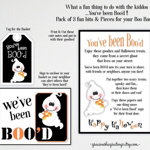 Ive Been Booed Sign - Etsy