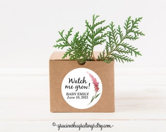 Watch Me Grow Label - Etsy