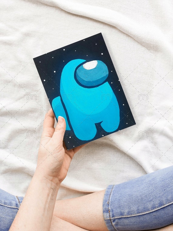 CUSTOM Among Us Character Acrylic on Canvas Board 8x10 | Etsy