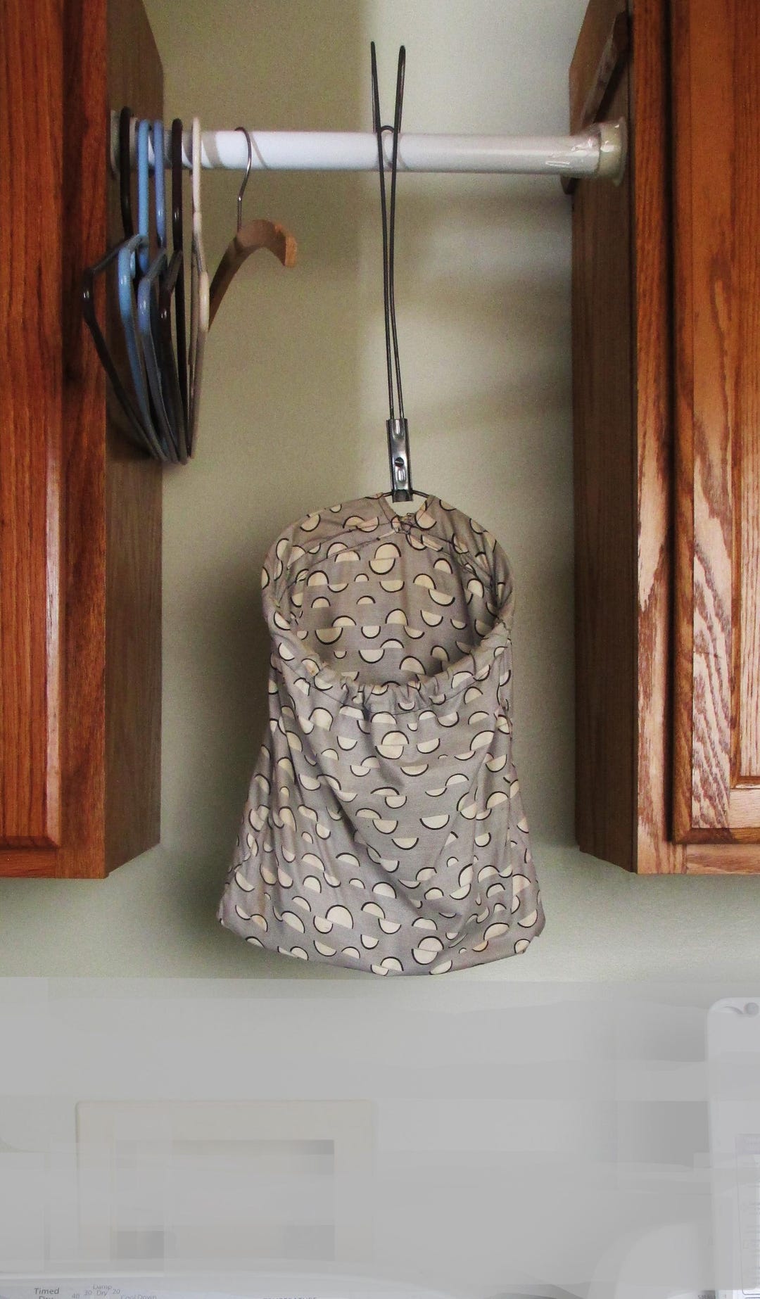 Clothespin Bag for Your Clothes Line in Very Nice Vintage Condition ...