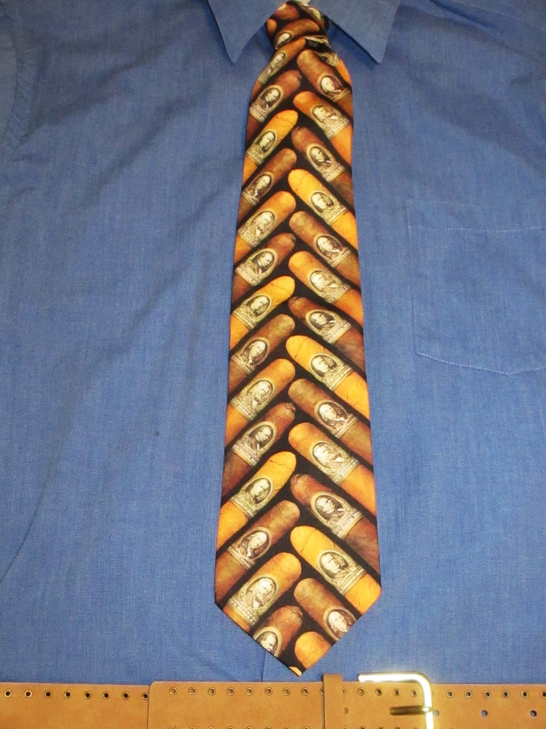 Tie, Cigar Themed for Evening Wear, a Simply Day Out or Part of Your ...