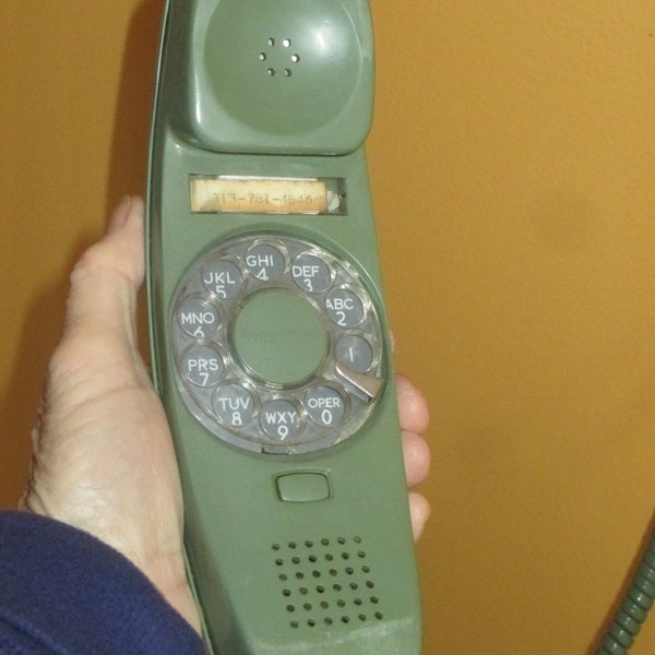 Green Rotary Phone - Etsy