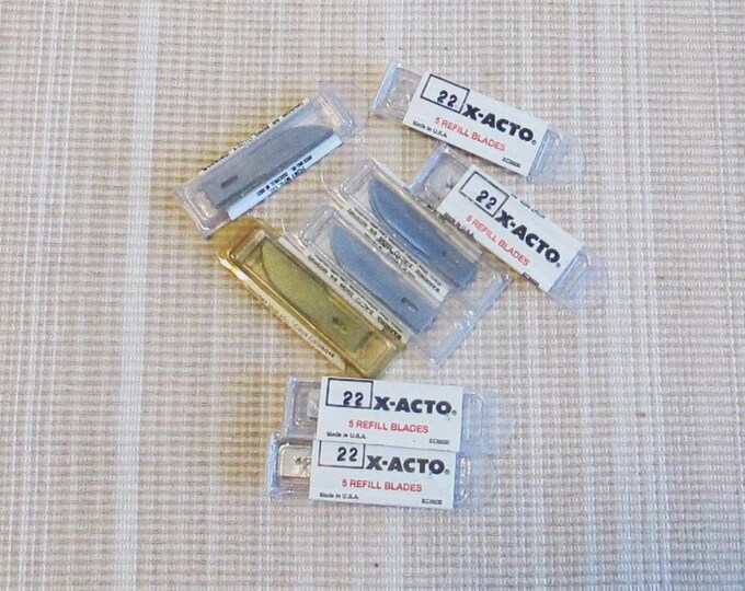 Exacto Blades for the Artist or Crafter Eight Unopened Packs With Five ...