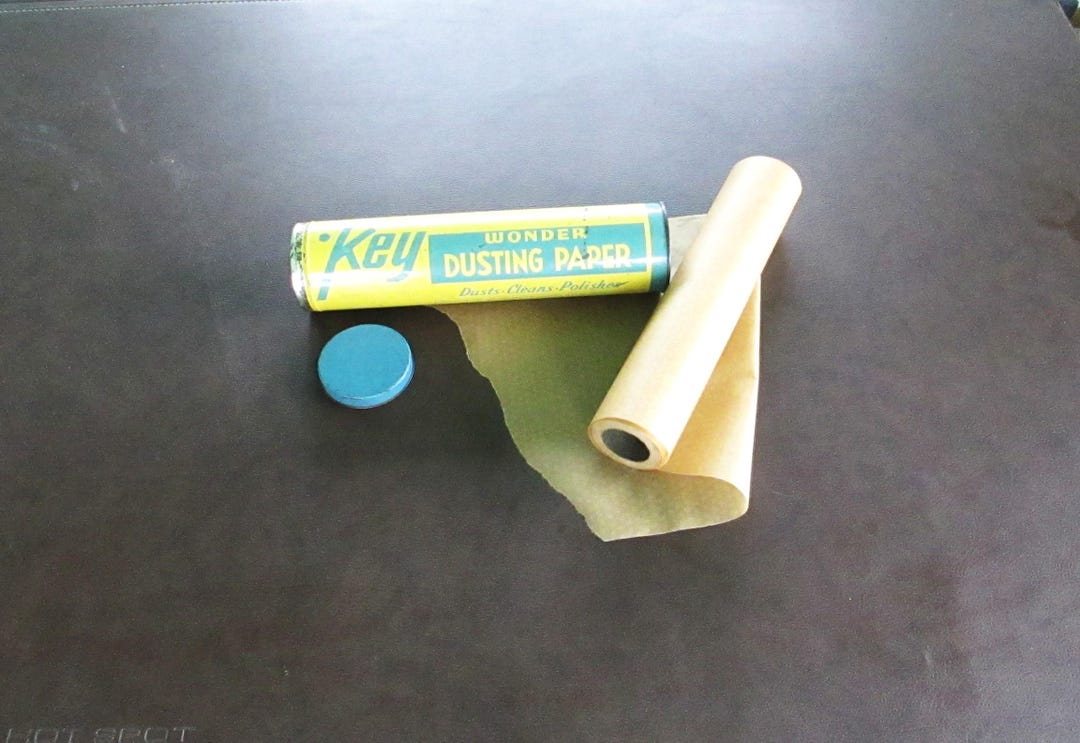 Wonder Dusting Paper Tin and Dusting Paper Inside by KEY , Household ...