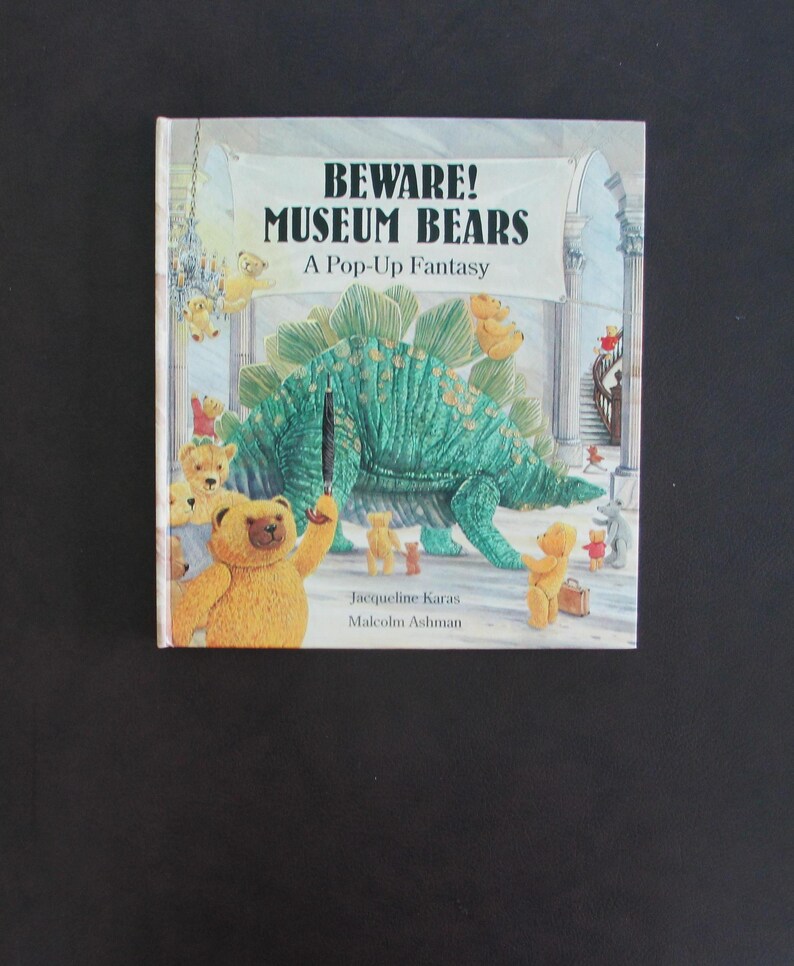 Pop up Book "beware Museum Bears" a Fun Pop up Fantasy Story With Many ...