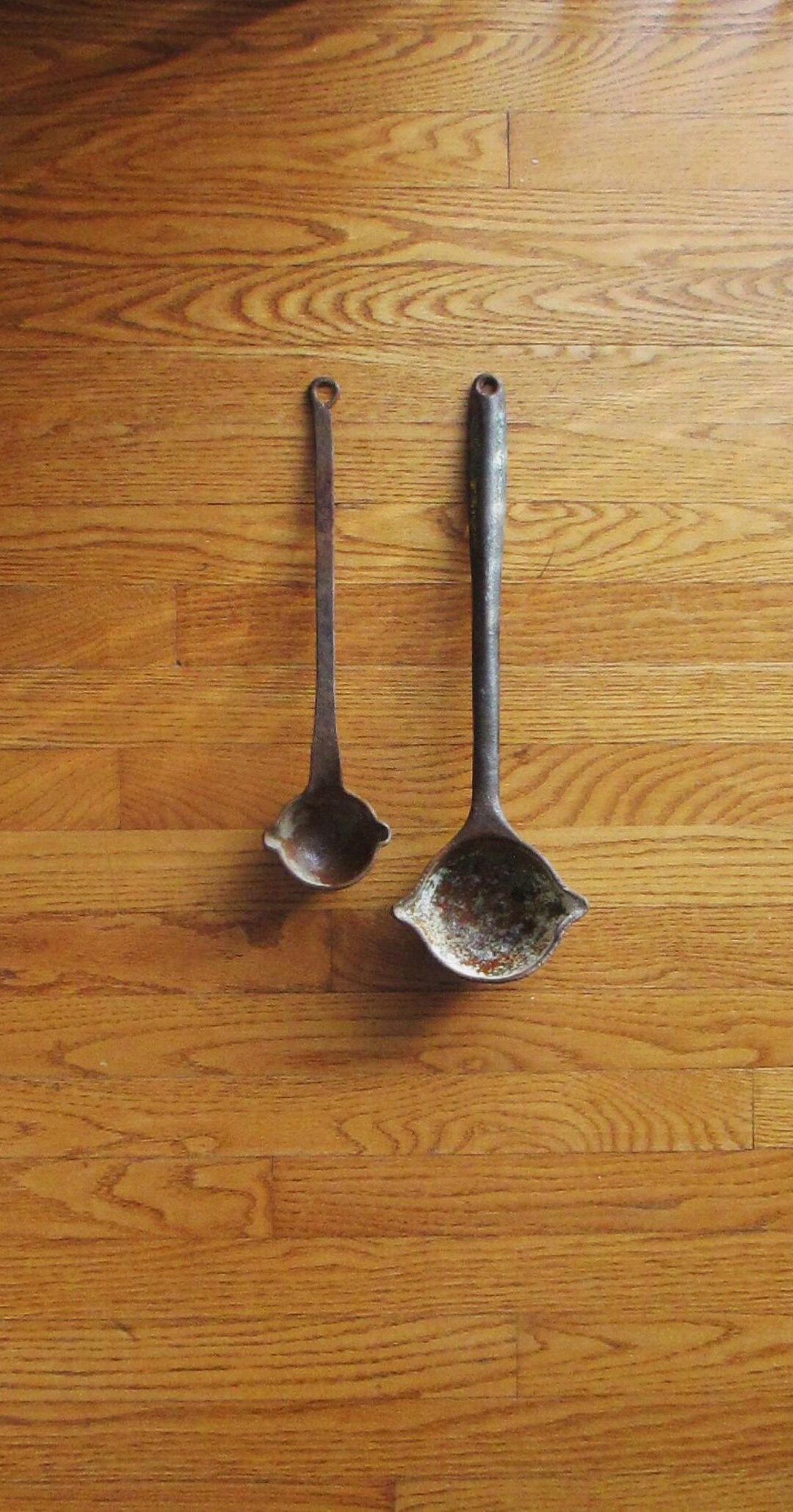 Smelting Ladles Cast Iron Double Spouts on Both Makes a Nice Primitive ...