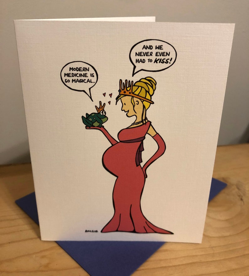 IVF Card: Princess & Frog - Etsy