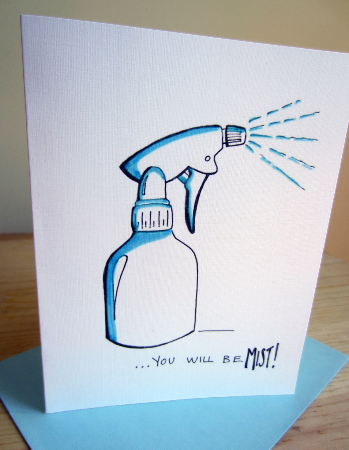 Farewell Card: Mist - Etsy