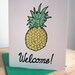 Welcome Card: Pineapple - Etsy