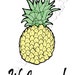 Welcome Card: Pineapple - Etsy