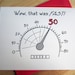 50th Birthday Card: "that Was Fast!" Cartoon - Etsy