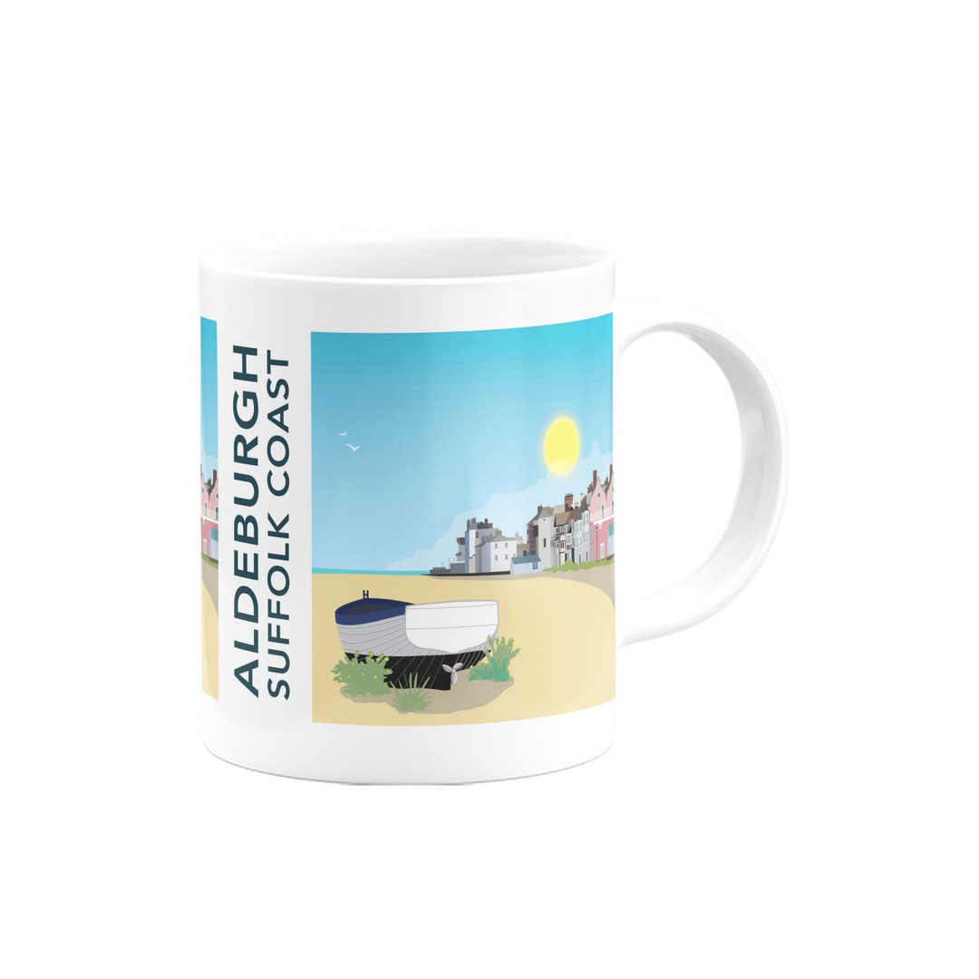 Aldeburgh, Suffolk Mug Travel Prints, Cards, Gifts by Tabitha Mary - Etsy