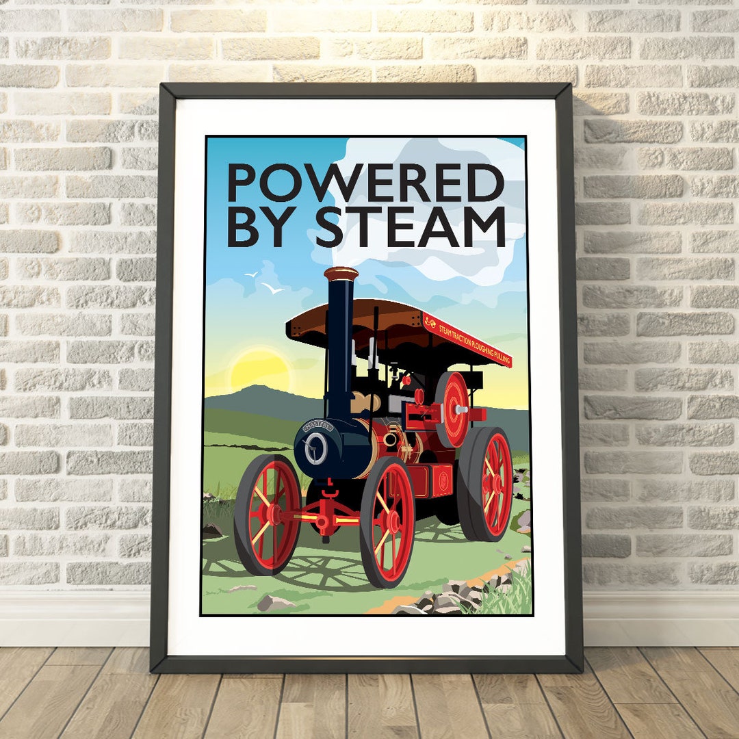 Powered by Traction Steam Engine - Capturing a Memory - Travel Prints ...