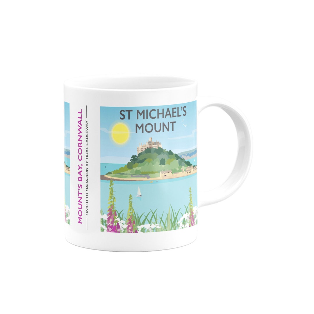 St Michael's Mount, Cornwall Mug by Tabitha Mary Travel Prints and ...