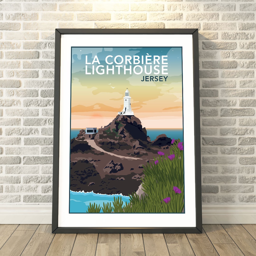 La Corbière Lighthouse, Jersey - Capturing a Memory - Travel Prints and Gifts by Tabitha Mary - Etsy