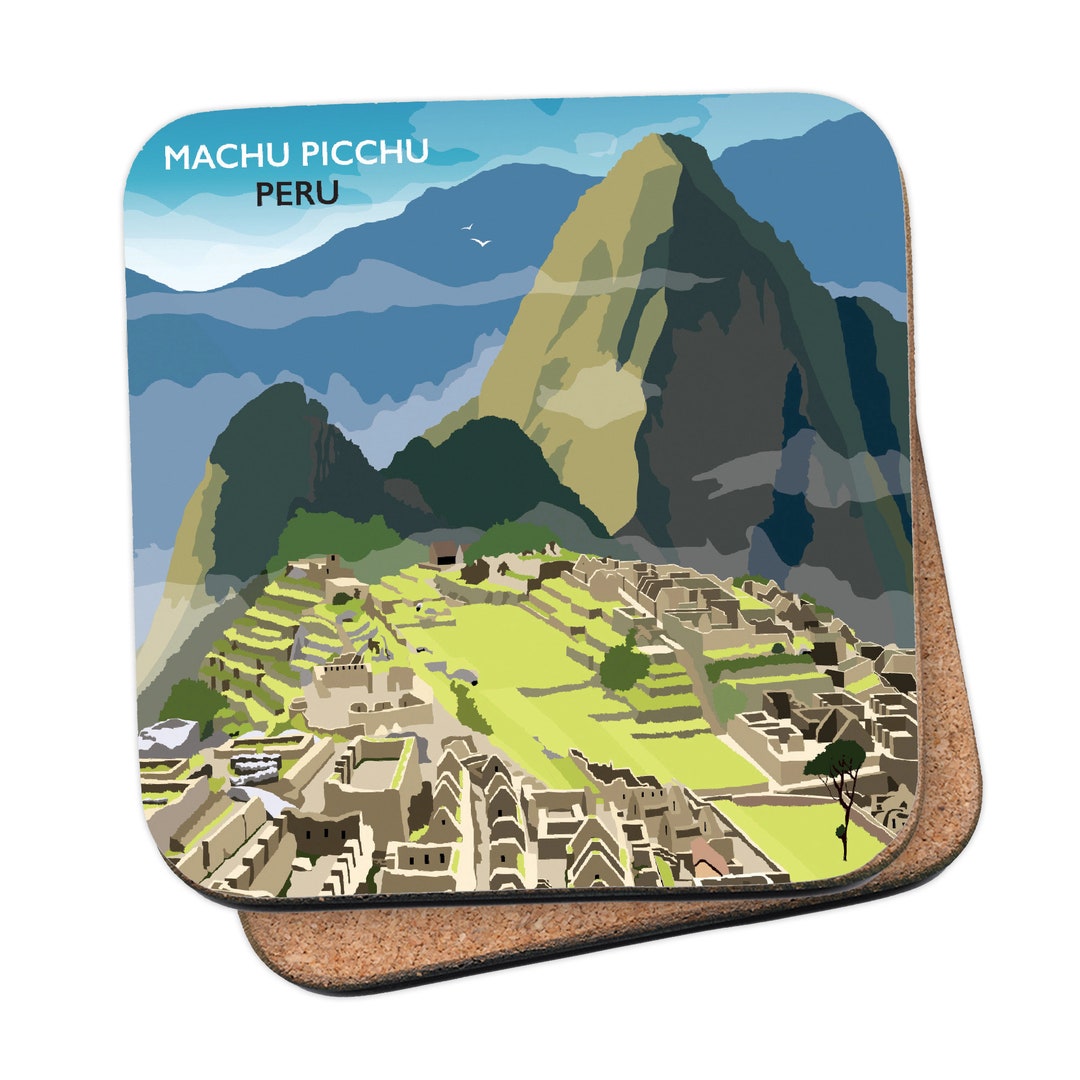 Machu Picchu, Peru Coaster - by Tabitha Mary - Travel Prints and Gifts ...