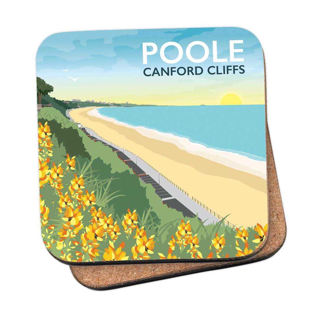 Canford Cliffs, Poole, Bournemouth, Dorset Coaster - by Tabitha Mary ...