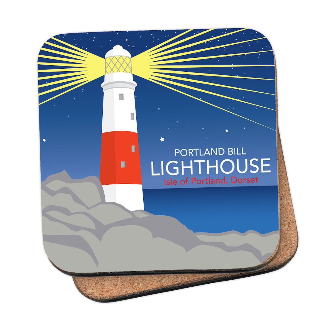 Portland Bill, Lighthouse, Dorset, Night Coaster - by Tabitha Mary ...